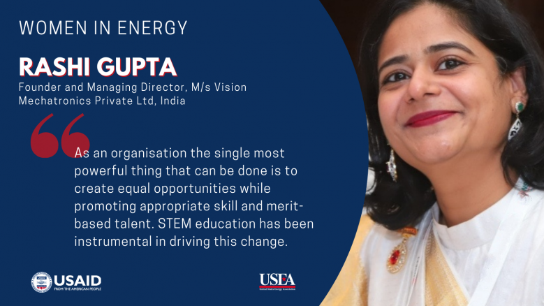 Women In Energy Rashi Gupta Usea United States Energy Association 